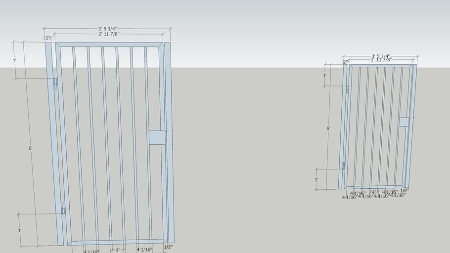 metal gate | 3D Warehouse