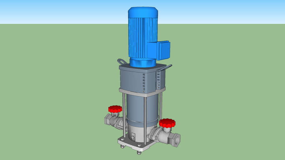 Pompa verticale multistrato - Vertical multilayer pump | 3D Warehouse
