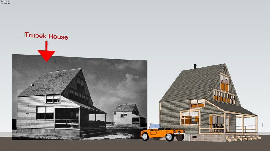 Trubeck House (1971) - Robert Venturi | 3D Warehouse