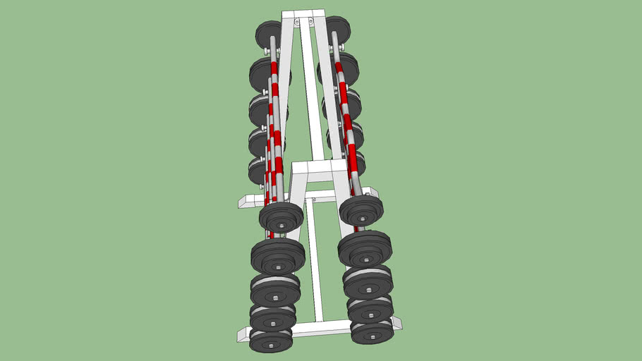 Dumbbell Rack | 3D Warehouse