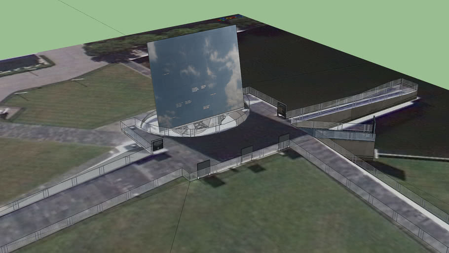 Astronaut Memorial Space Mirror | 3D Warehouse