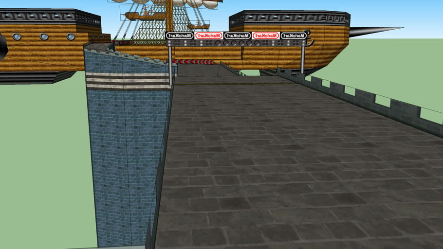 MKDS!! Airship Fortress course_model | 3D Warehouse