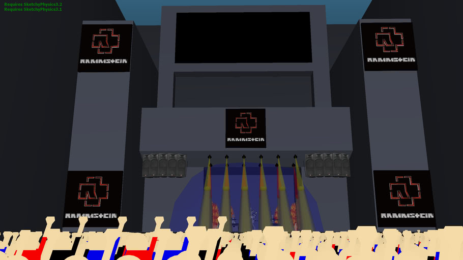 sketchyphysics rammstein concert | 3D Warehouse
