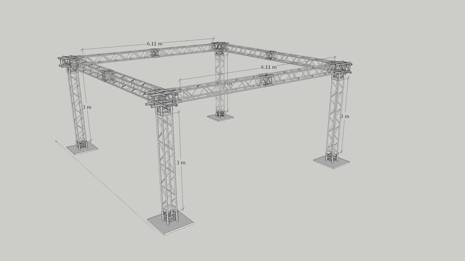 truss stage 2 | 3D Warehouse
