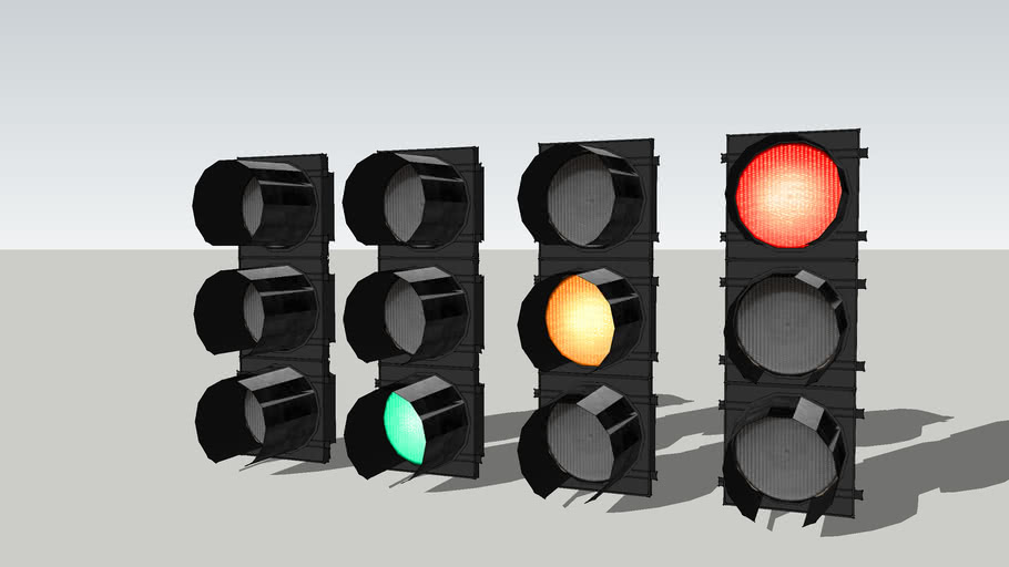 Duralight LED traffic signals | 3D Warehouse