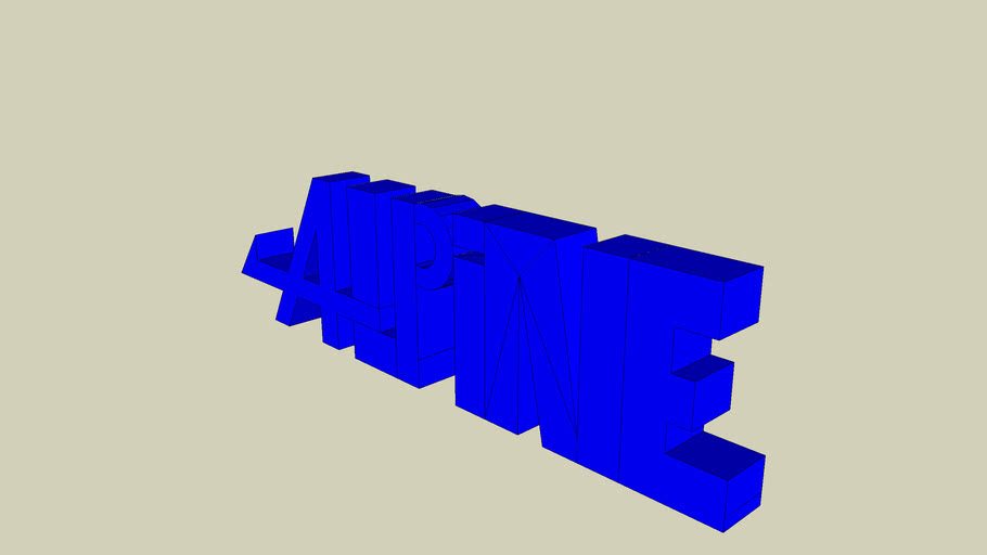 alpine | 3D Warehouse