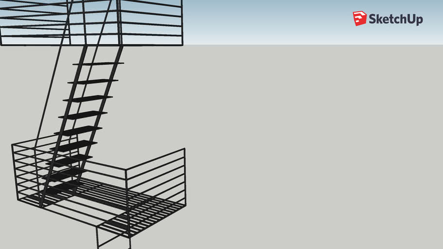 Fire Escape | 3D Warehouse