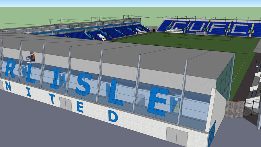 New Carlisle United Stadium on Shaddongate | 3D Warehouse