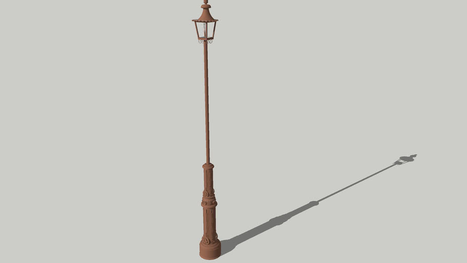 Poste de Luz Colonial Guanajuato/ Colonial Light Post | 3D Warehouse