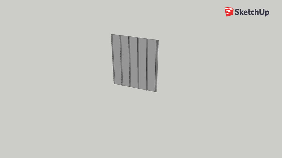 Style Clad - 6 Rib Cladding | 3D Warehouse