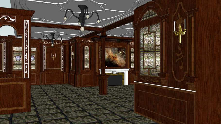 TITANIC MY SMOKE ROOM 1 ST CLASS CENTRAL PARTIE | 3D Warehouse