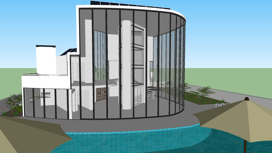 Modern Glass-House | 3D Warehouse