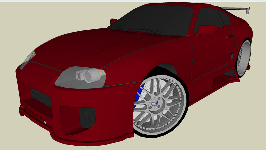 Toyota Supra Tuning | 3D Warehouse