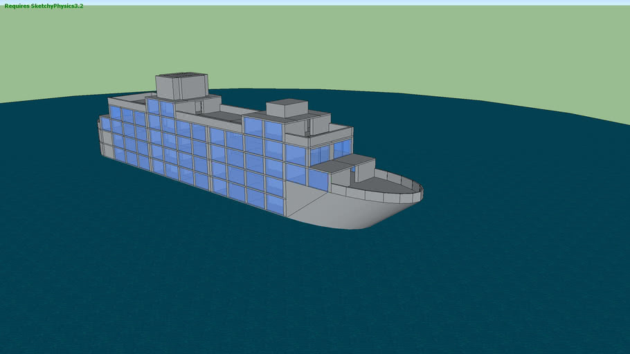 Simple Cruise Ship | 3D Warehouse