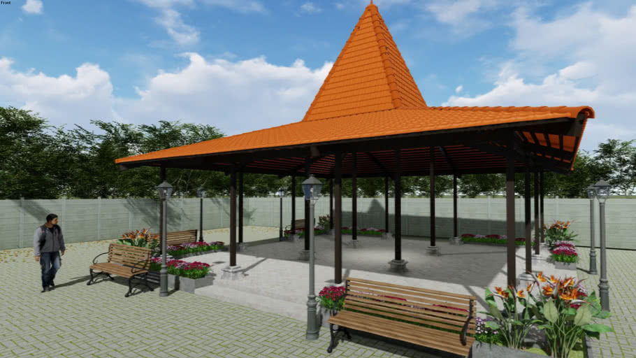 Javanese traditional house (Rumah Joglo) | 3D Warehouse