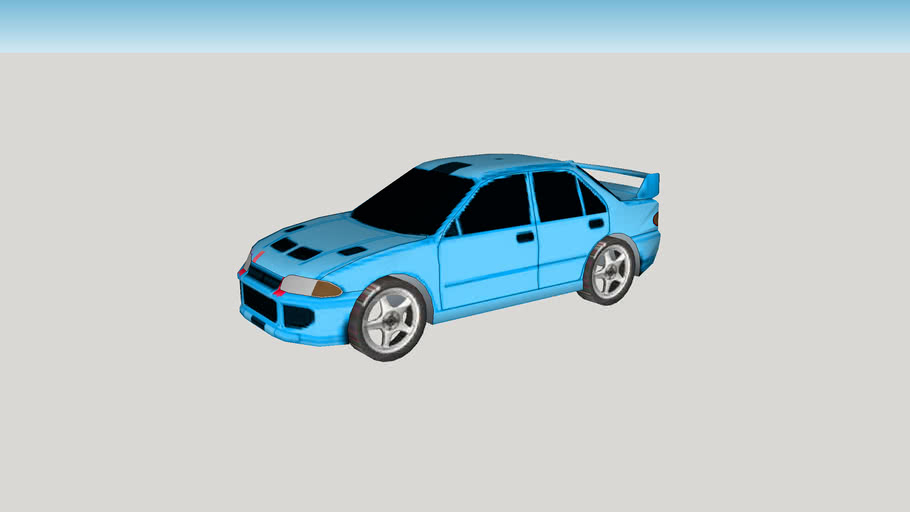 1996 Mitsubishi Lancer Evolution III Rally Car | 3D Warehouse
