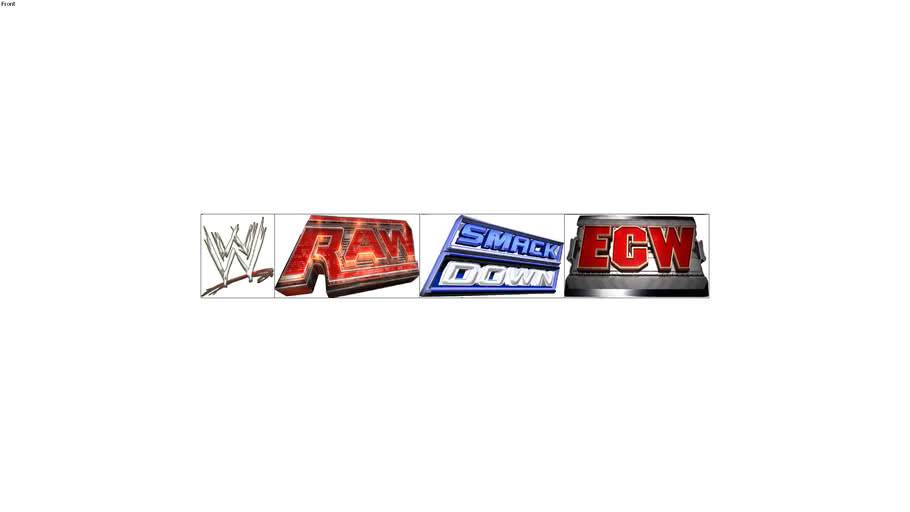 WWE RAW,SMACKDOWN AND ECW HD LOGOS | 3D Warehouse