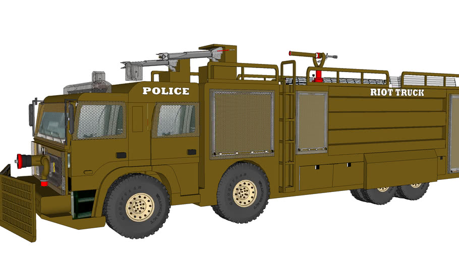 Riot Truck | 3D Warehouse
