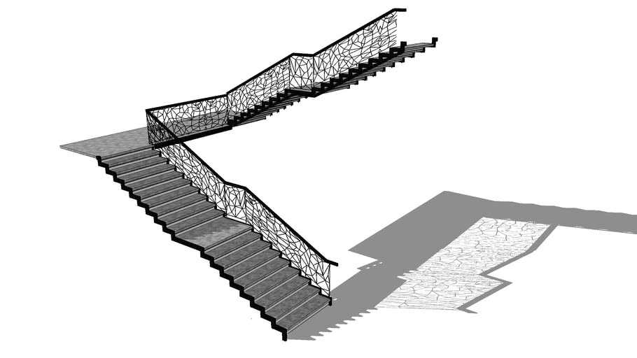 Iron Staircase | 3D Warehouse