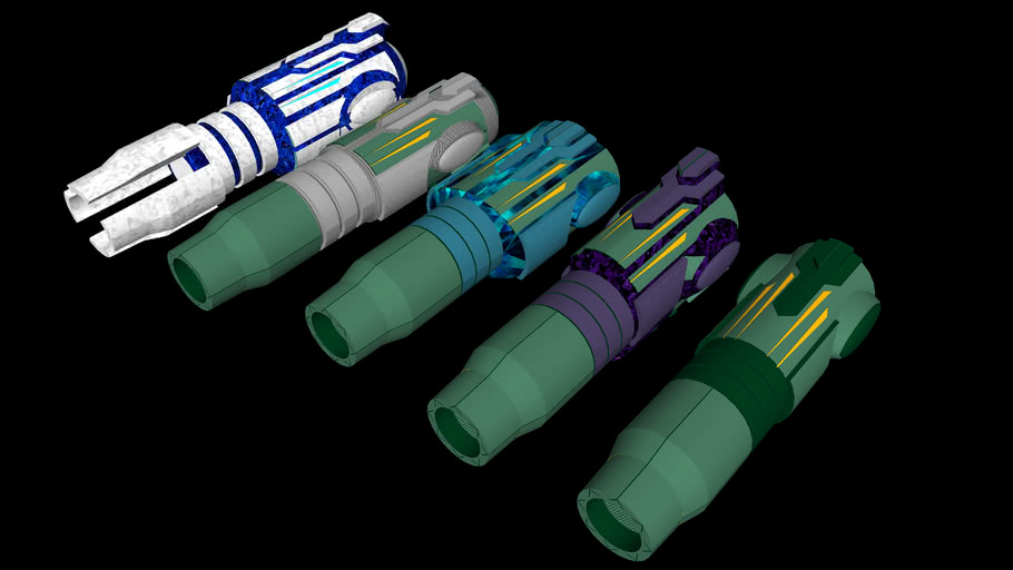Metroid Prime 2 Beam weapon set | 3D Warehouse
