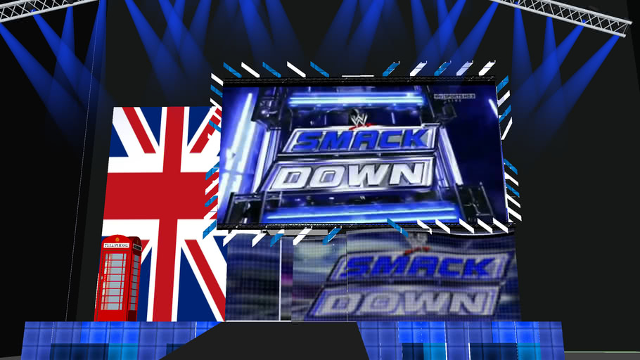 wwe smackdown 2010 uk stage concept | 3D Warehouse