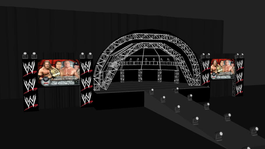 WWE Global Warning Tour 2002 Stage | 3D Warehouse