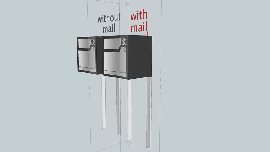 modern mailbox | 3D Warehouse