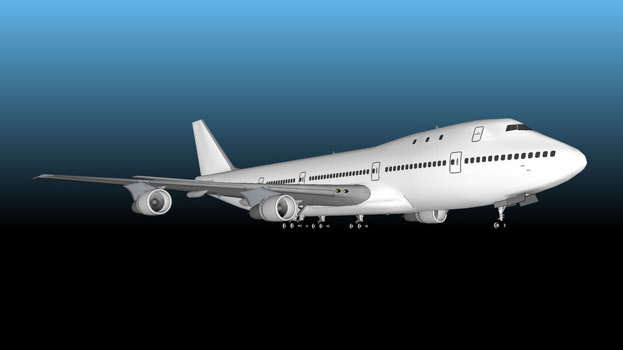 Boeing 747-100 - Template | 3D Warehouse