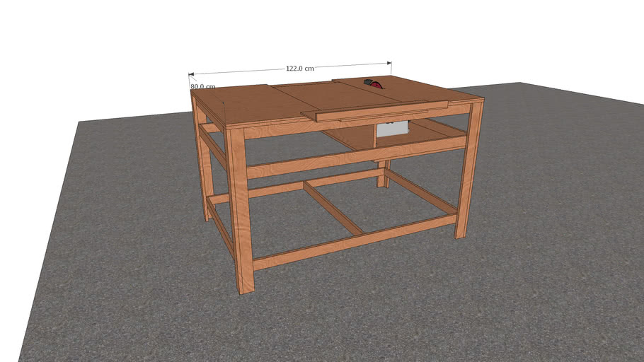 simple table saw | 3D Warehouse