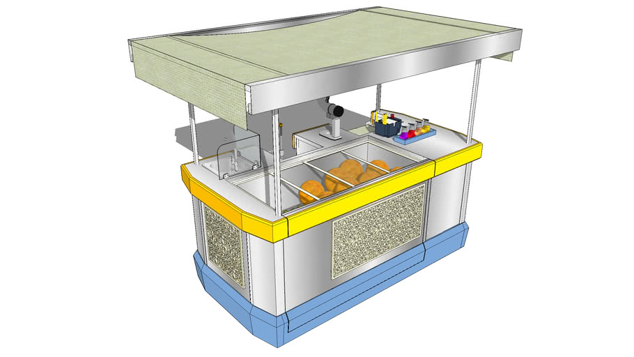 Coconut Stand Sample 1 | 3D Warehouse
