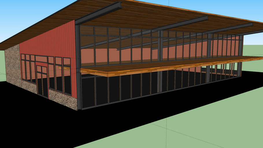 slant roof pav | 3D Warehouse