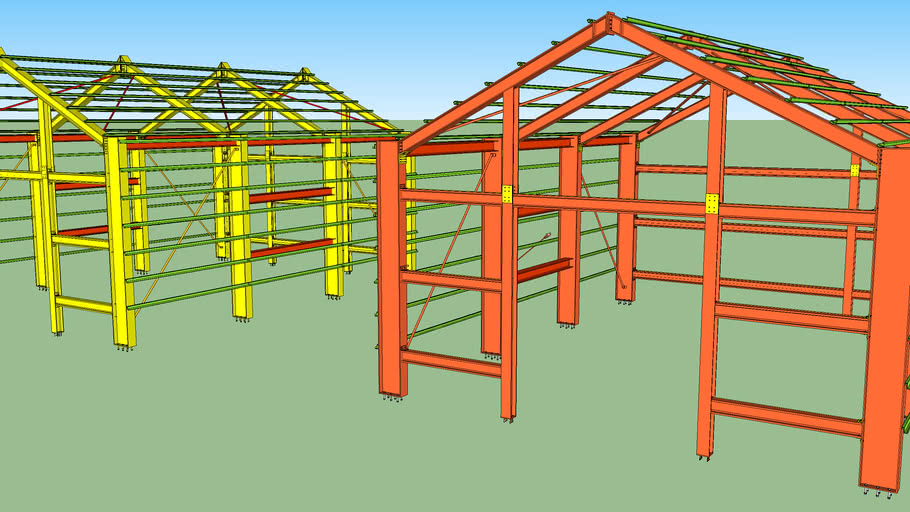 Typical Portal Frames | 3D Warehouse