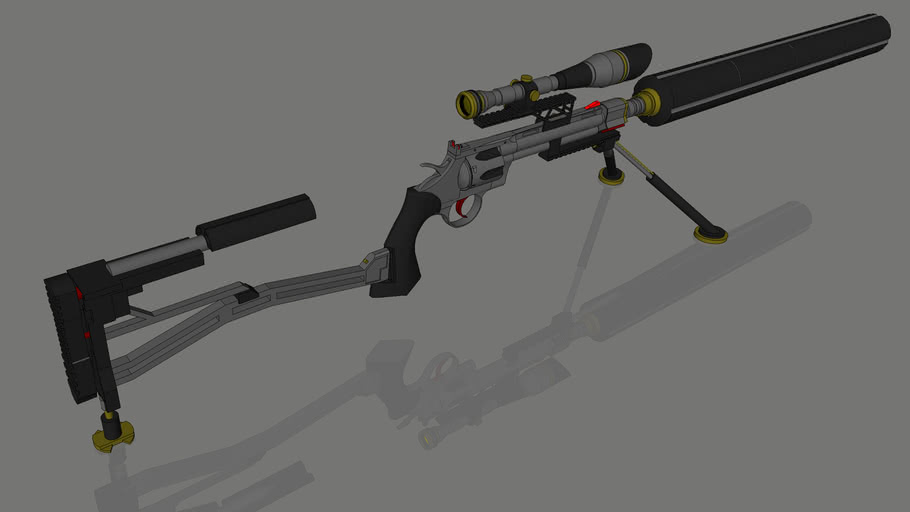 Colt Python .357 Magnum sniper rifle | 3D Warehouse