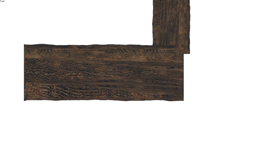 MEJA KAYU SOLID | 3D Warehouse