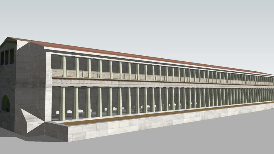 Stoa of Attalos, Athens | 3D Warehouse