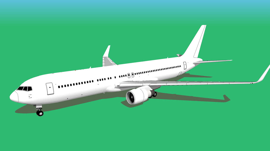 Template - Boeing 767-300(WL) | 3D Warehouse