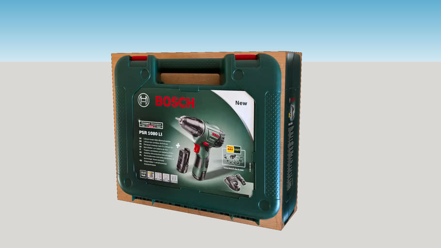 Box Bosch PSR 1080 LI | 3D Warehouse