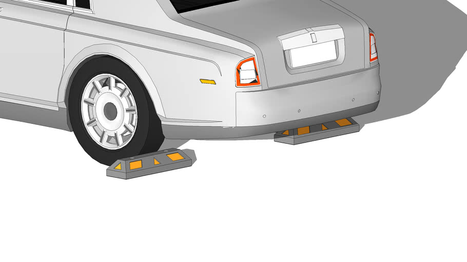 car stopper - wheel stops | 3D Warehouse