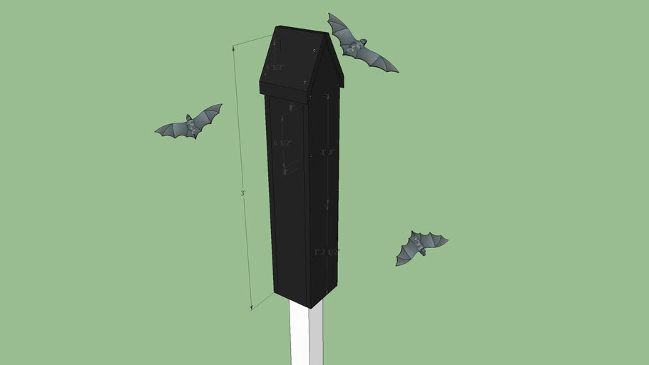 Rocket Box Bat House | 3D Warehouse