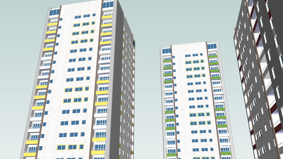 tours de la cité mistral | 3D Warehouse