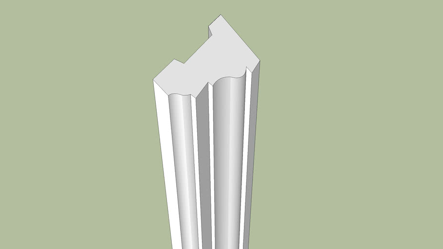 WM 366 Trim / Moulding Interior Angle | 3D Warehouse