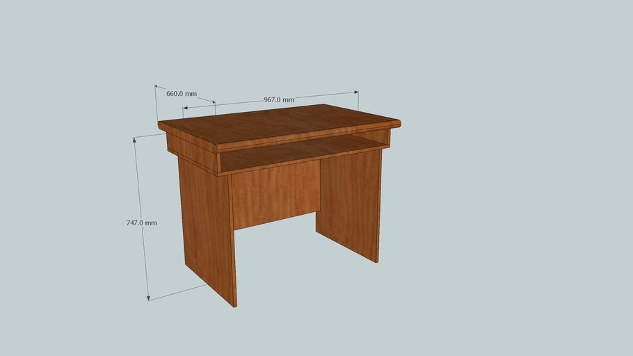 classroom student desk | 3D Warehouse