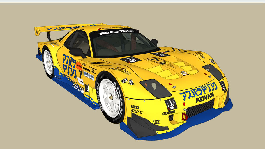 Mazda RX7 JGTC | 3D Warehouse