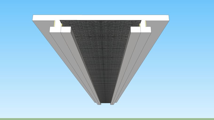 PRESSED METAL PANELS CEILING | 3D Warehouse