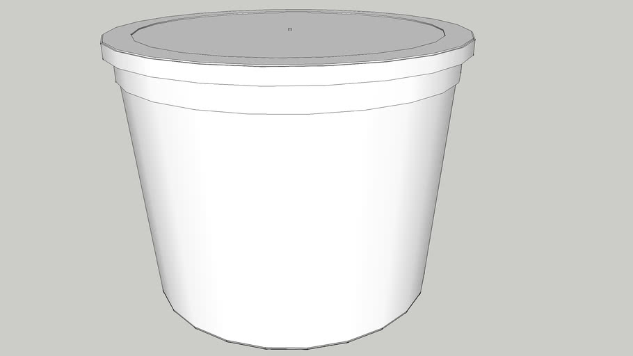 Kozy Shack Origional Rice Pudding Container PDS NET 624g | 3D Warehouse