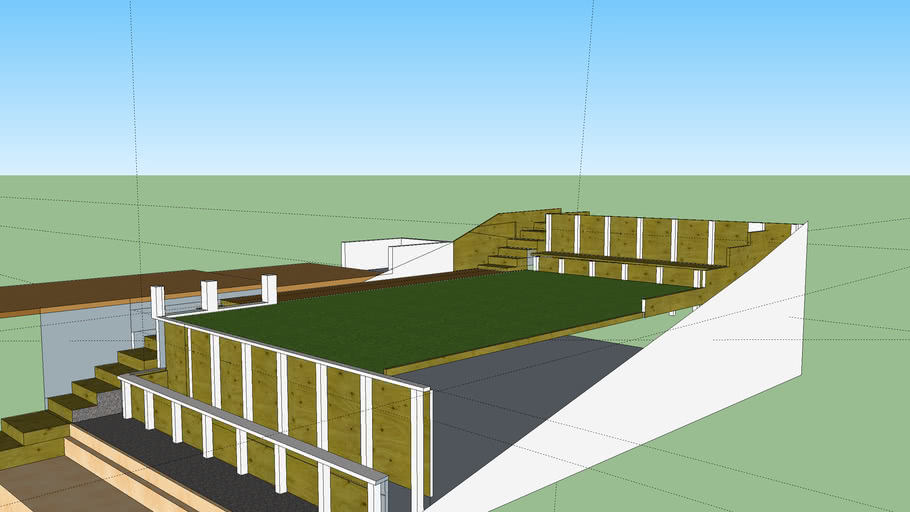 Planned Retaining Wall | 3D Warehouse