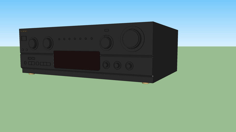Technics SA-AX730 stereo A/V receiver | 3D Warehouse
