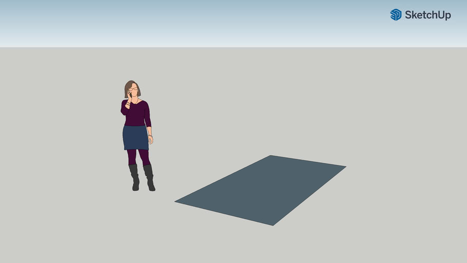Mulher do sketchup 2020 | 3D Warehouse
