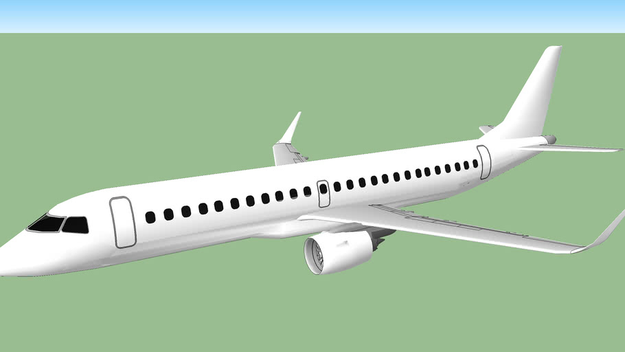 Template - Embraer E-190 | 3D Warehouse