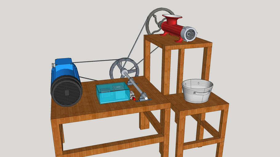 Motorized Meat Grinder | 3D Warehouse
